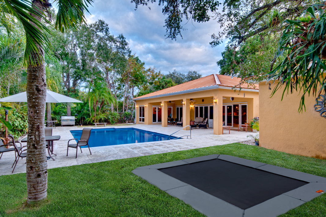 Inground Trampolines | Round & Rectangular Avyna In-Ground Trampolines